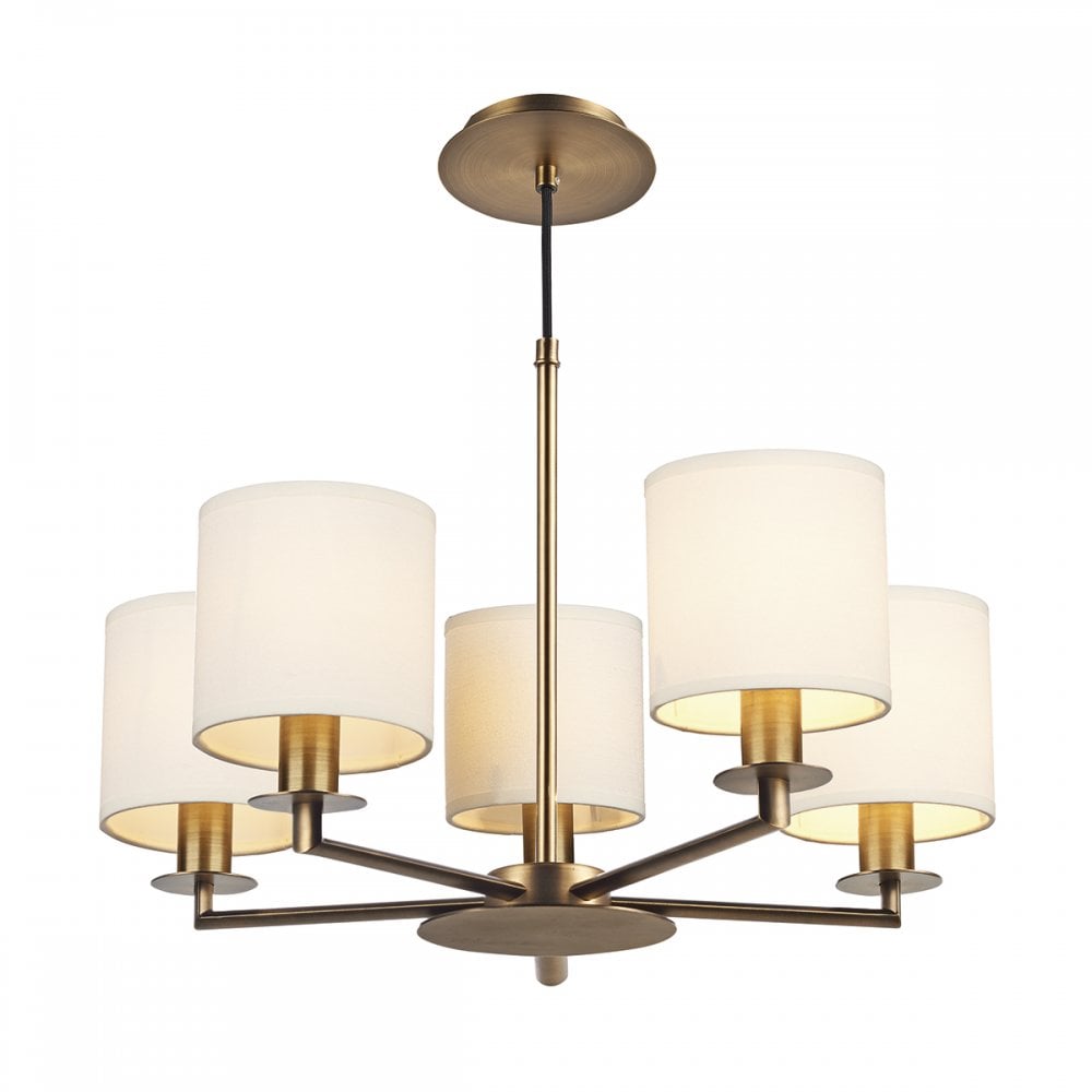 Tyler Bronze 5 Light Chandelier Fitting Only – Decor Lighting