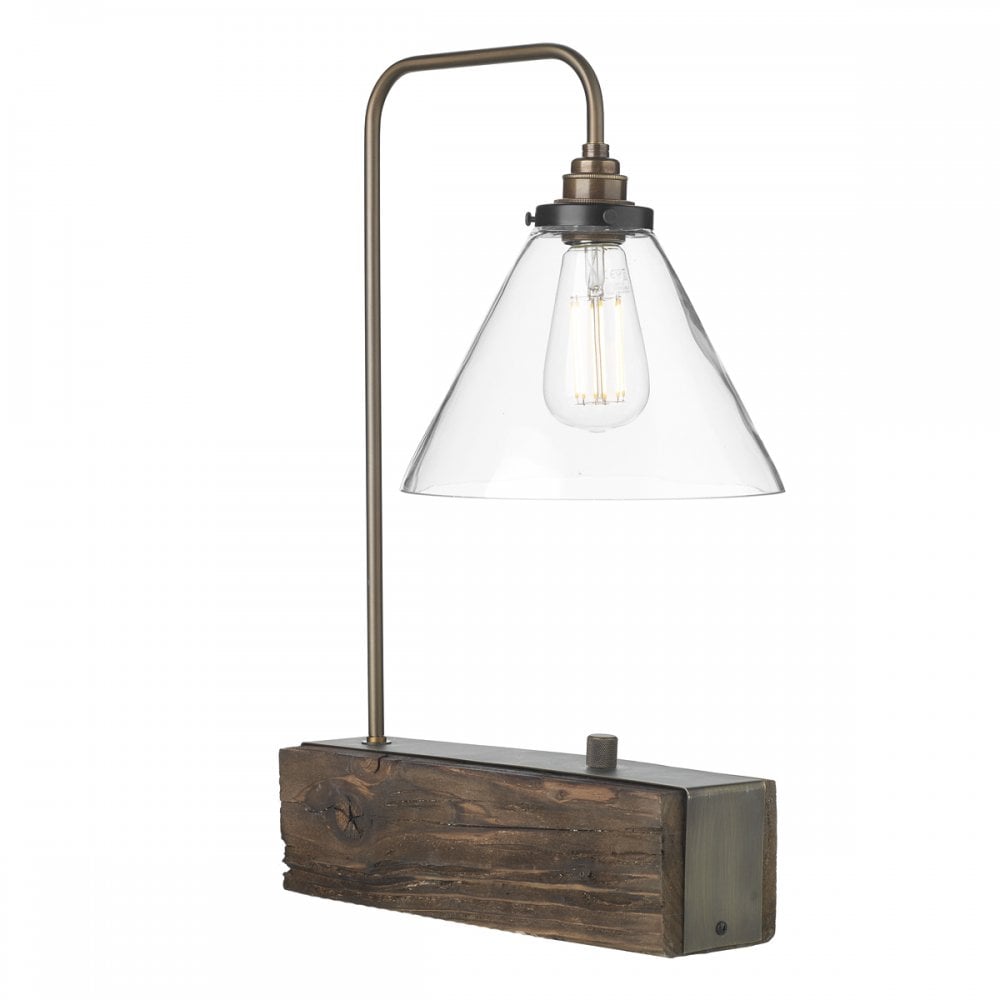Aspen Table Lamp Natural Wood Effect – Decor Lighting
