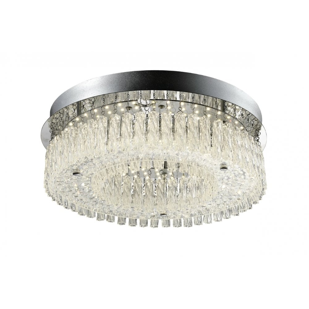 Zara Large LED Flush Ceiling Light – Decor Lighting