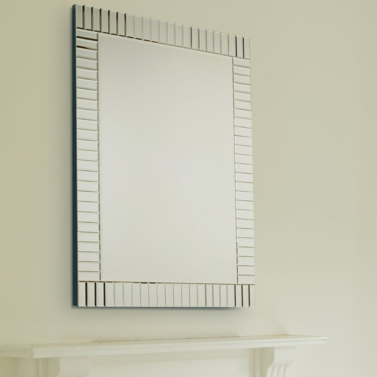 Capri Large Rectangle Mirror – Decor Lighting