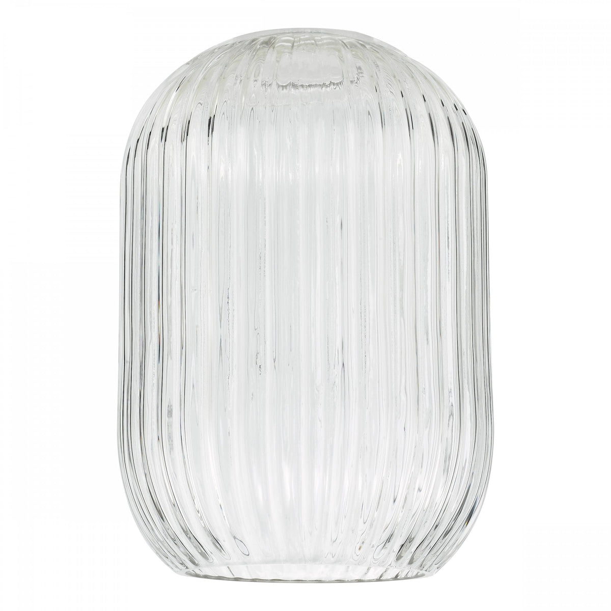 Sawyer Easy Fit Light Shade Clear Ribbed Glass – Decor Lighting