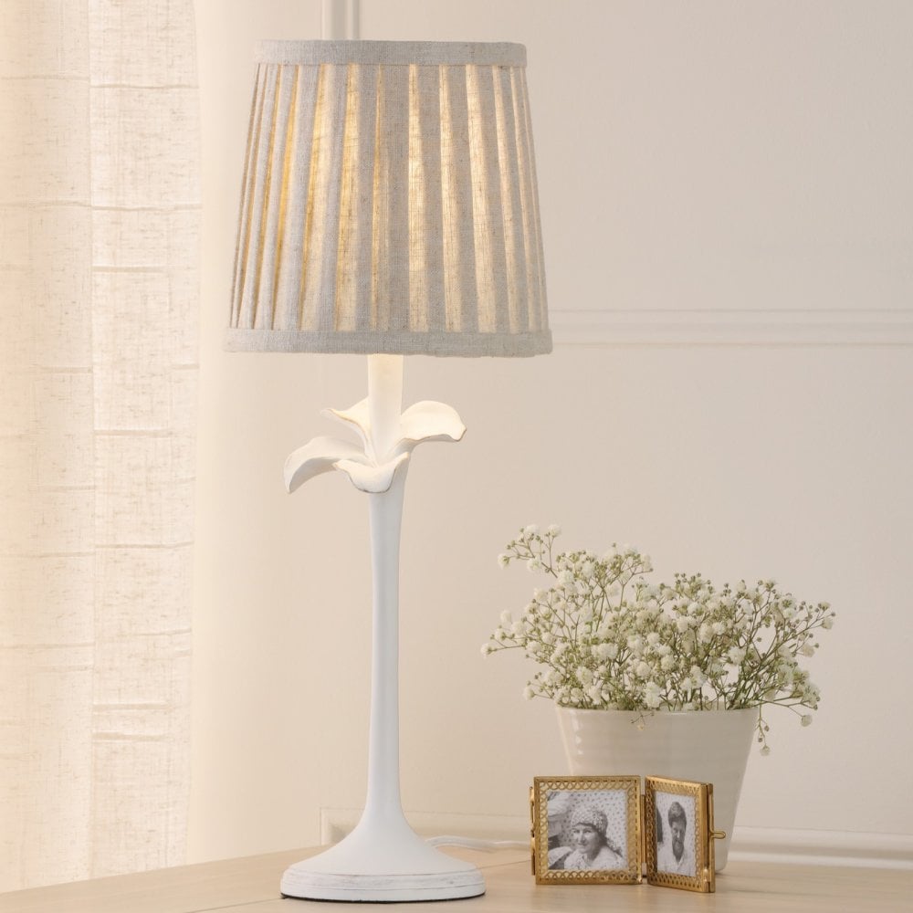 Eleni Matt White Table Lamp – Decor Lighting