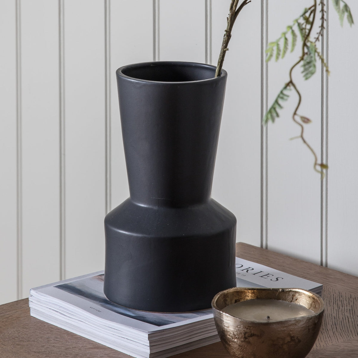 Kiso Vase Dark Grey – Decor Lighting