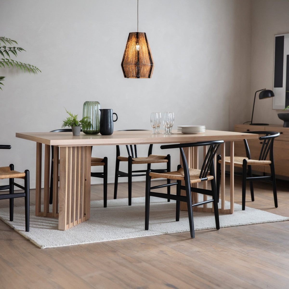 Okayama Dining Table Large – Decor Lighting