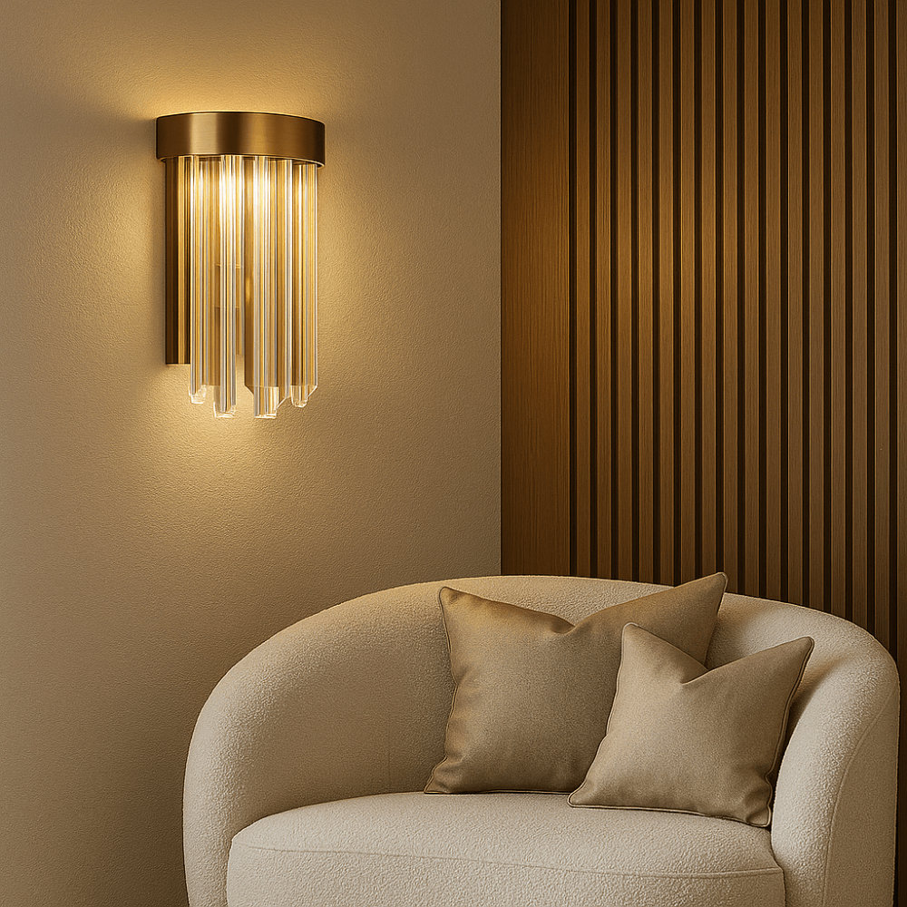 Hestia Antique Brass Wall Light – Decor Lighting