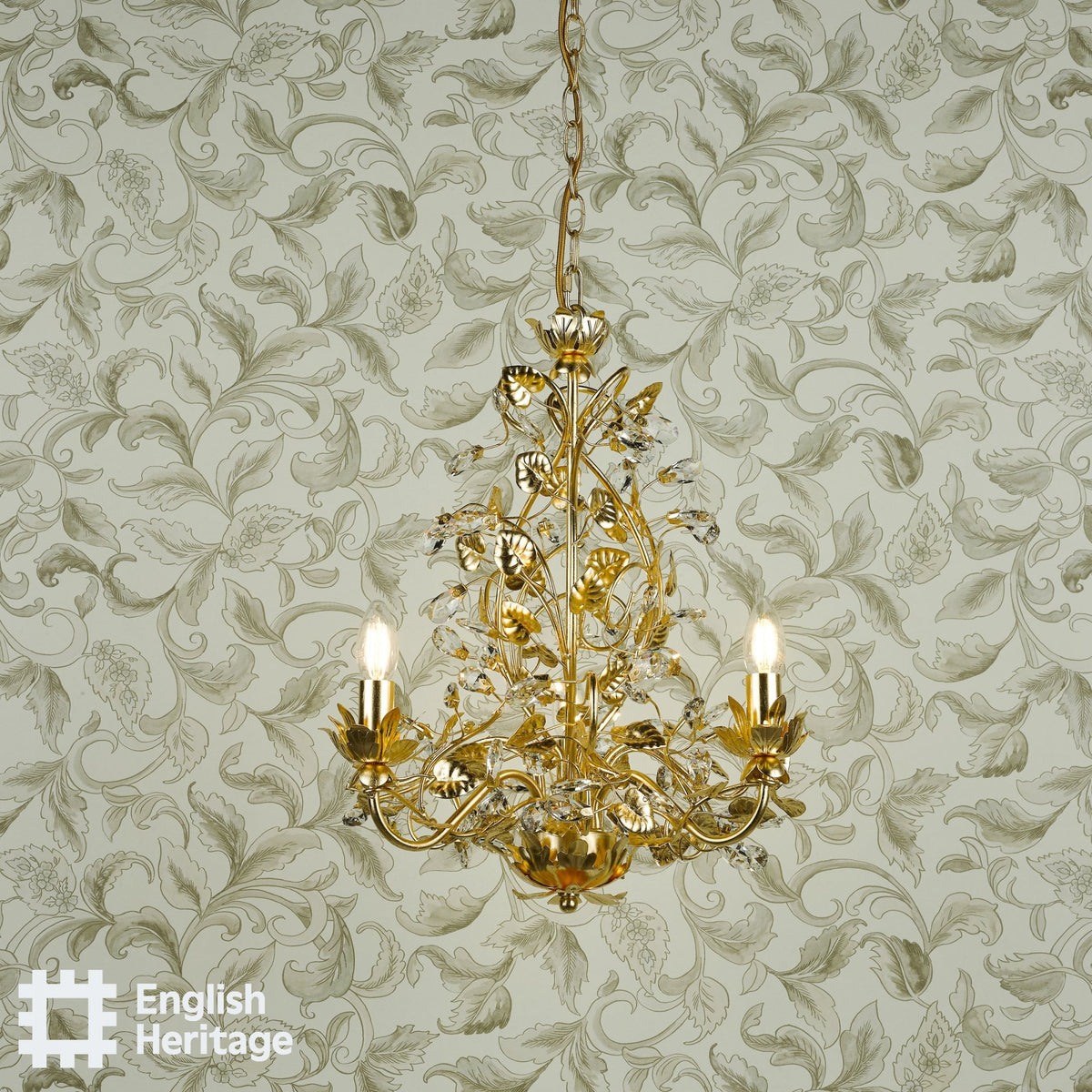 Audley End Pendant Ceiling Light Gold Leaf – Decor Lighting