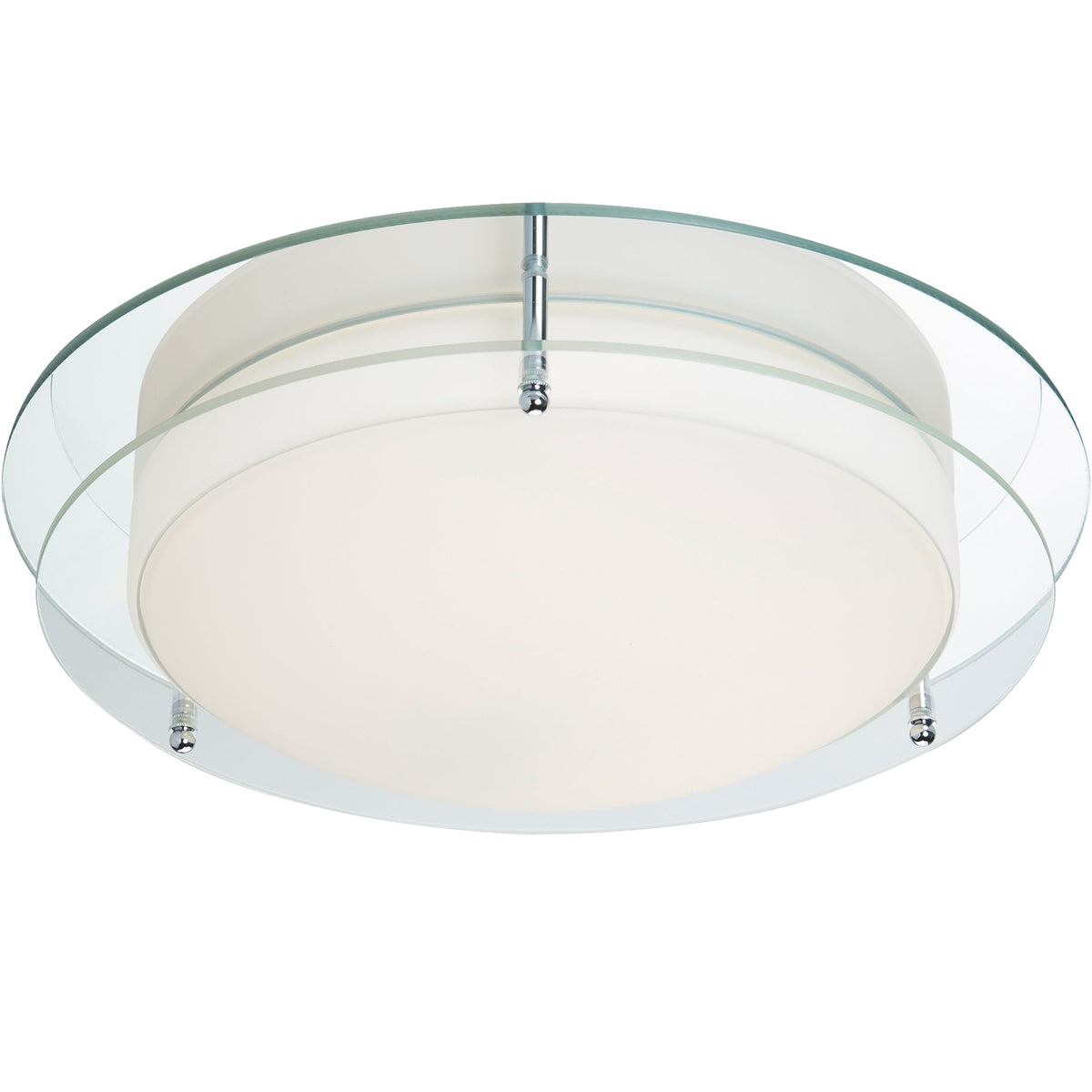 Limerick Chrome LED Bathroom Flush – Decor Lighting