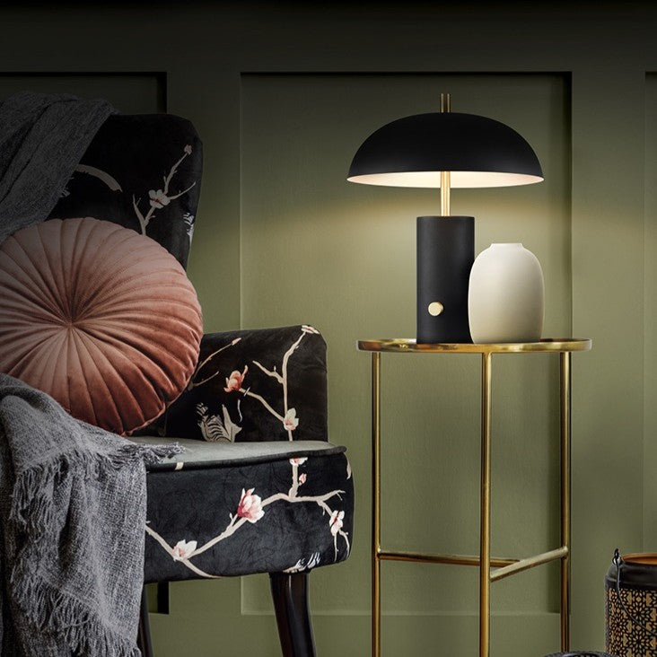 Dawn Matt Black Table Lamp – Decor Lighting