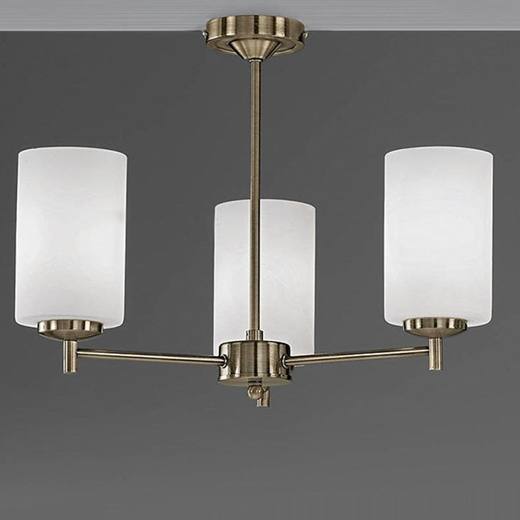 FL2253/3 AB facing up with rod Ceiling Fitting – Decor Lighting