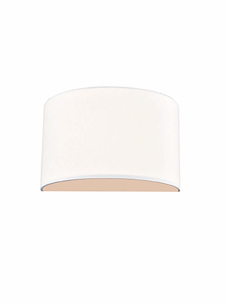Casey flush half shade wall light White – Decor Lighting