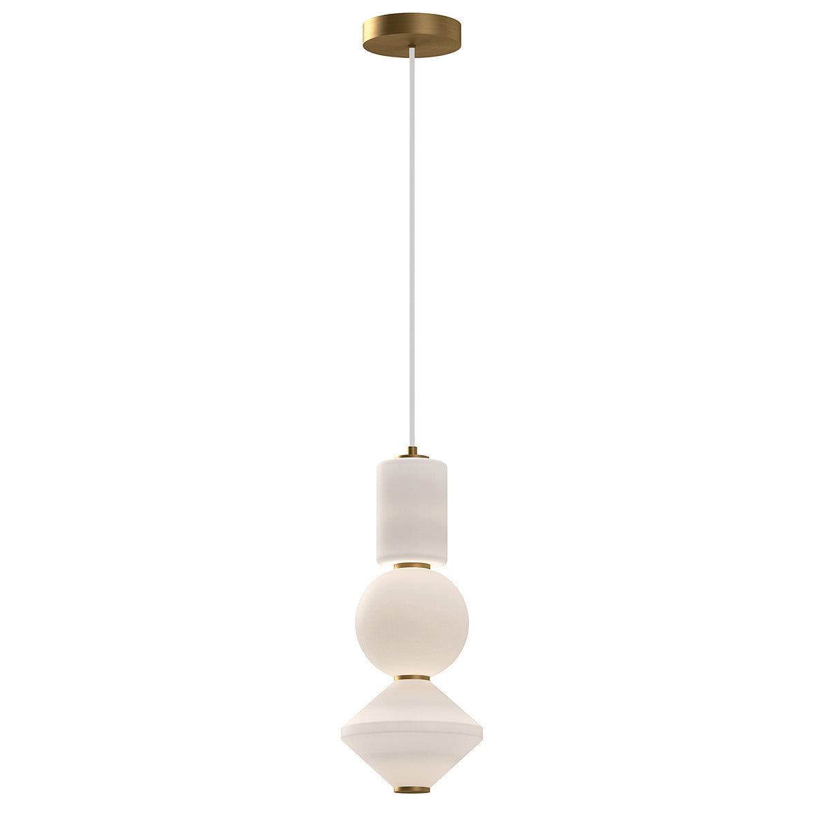 Bijou LED Pendant Aged Gold – Decor Lighting