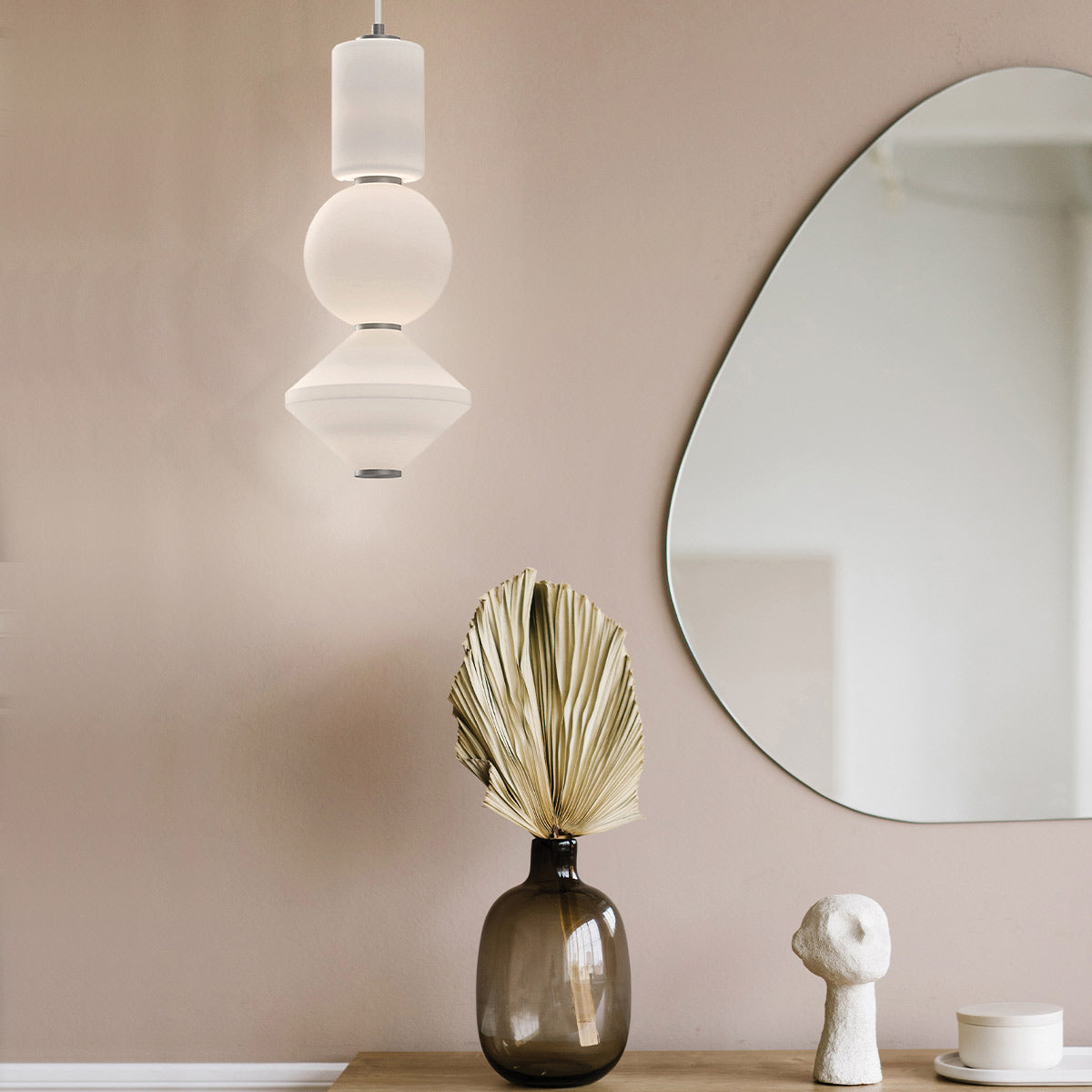 Bijou LED Pendant Brushed Nickel – Decor Lighting