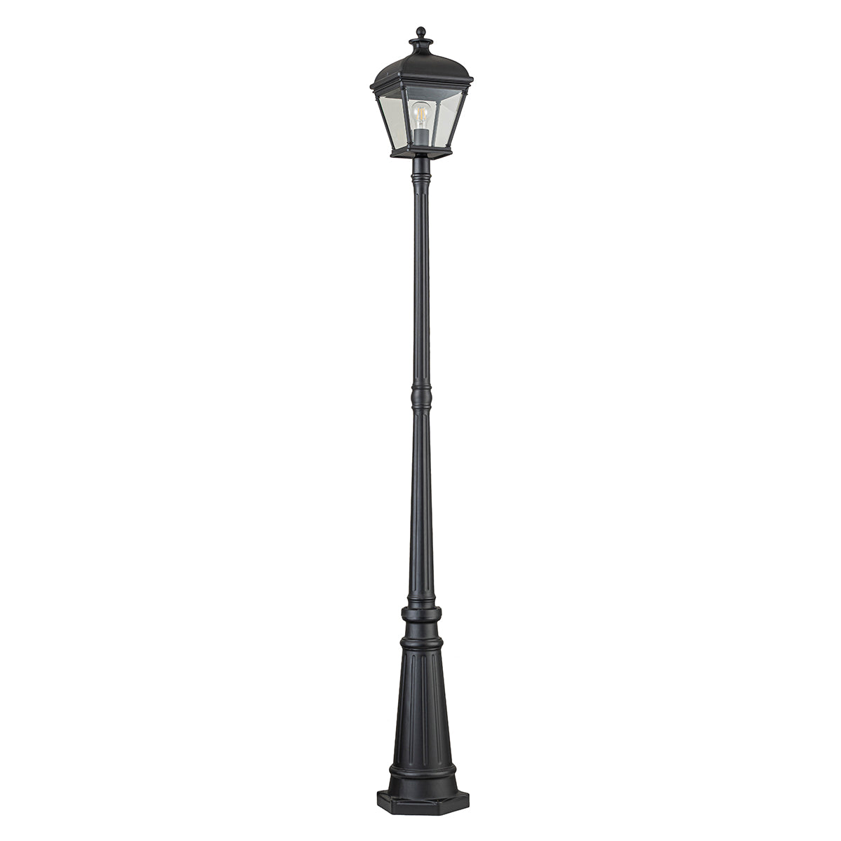Bayview 1 Light Lamp Post Light Black – Decor Lighting