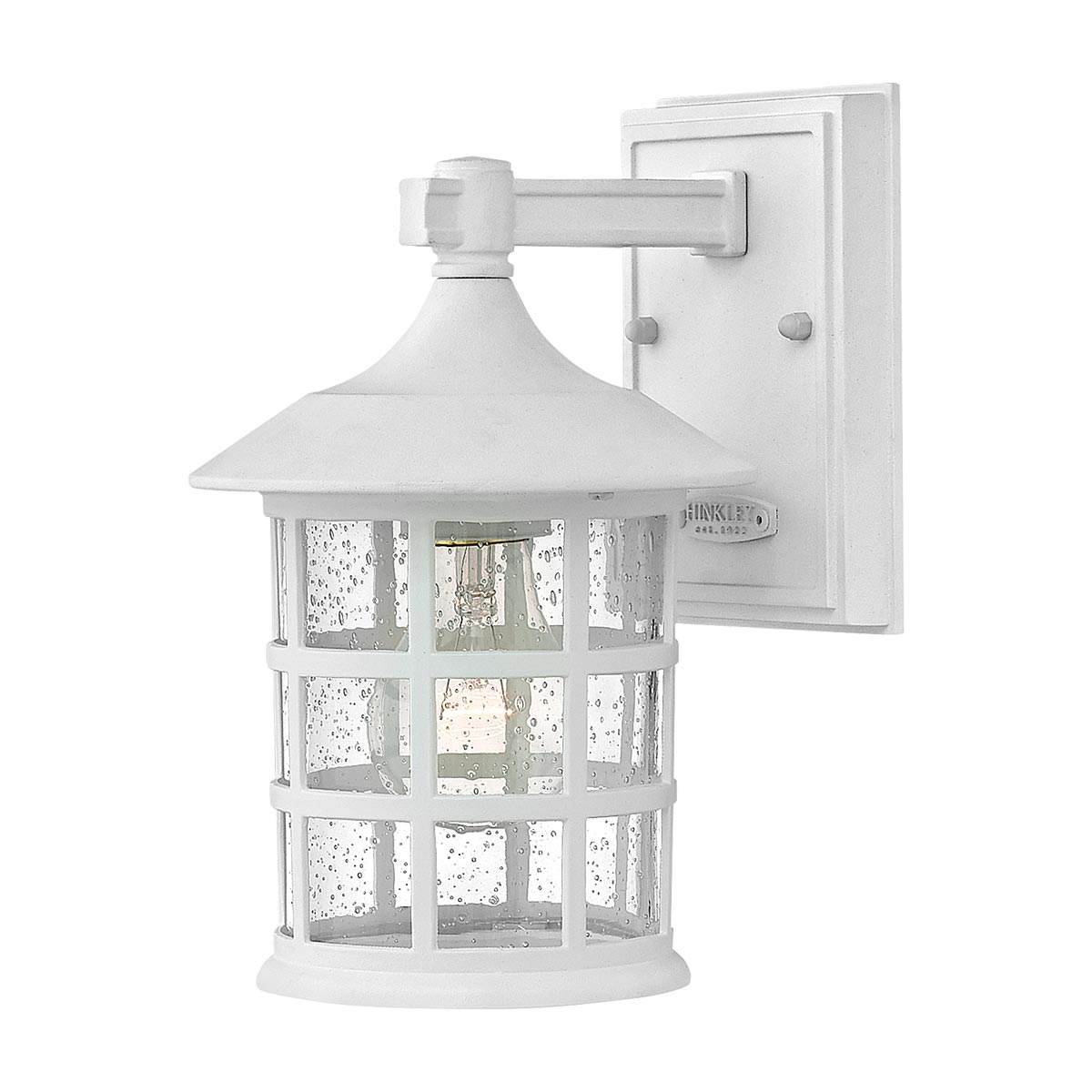 Freeport 1 Light Small Wall Lantern Light Textured White – Decor Lighting