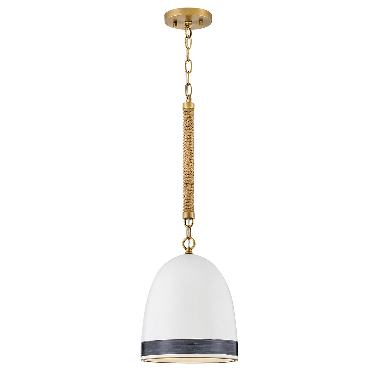 Nash 1 Light Pendant Heritage Brass – Decor Lighting