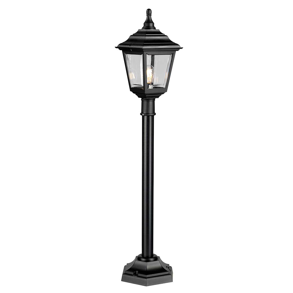 Kerry Black 1 Light Pillar Lantern Light – Decor Lighting