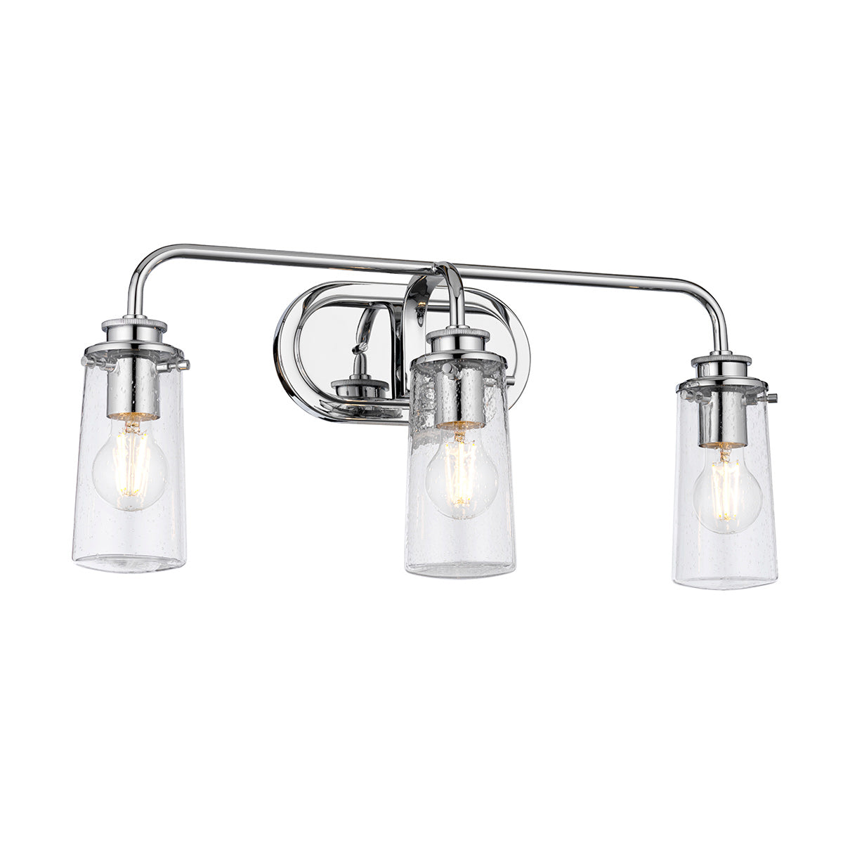 Braelyn 3 Light Wall Light Polished Chrome – Decor Lighting