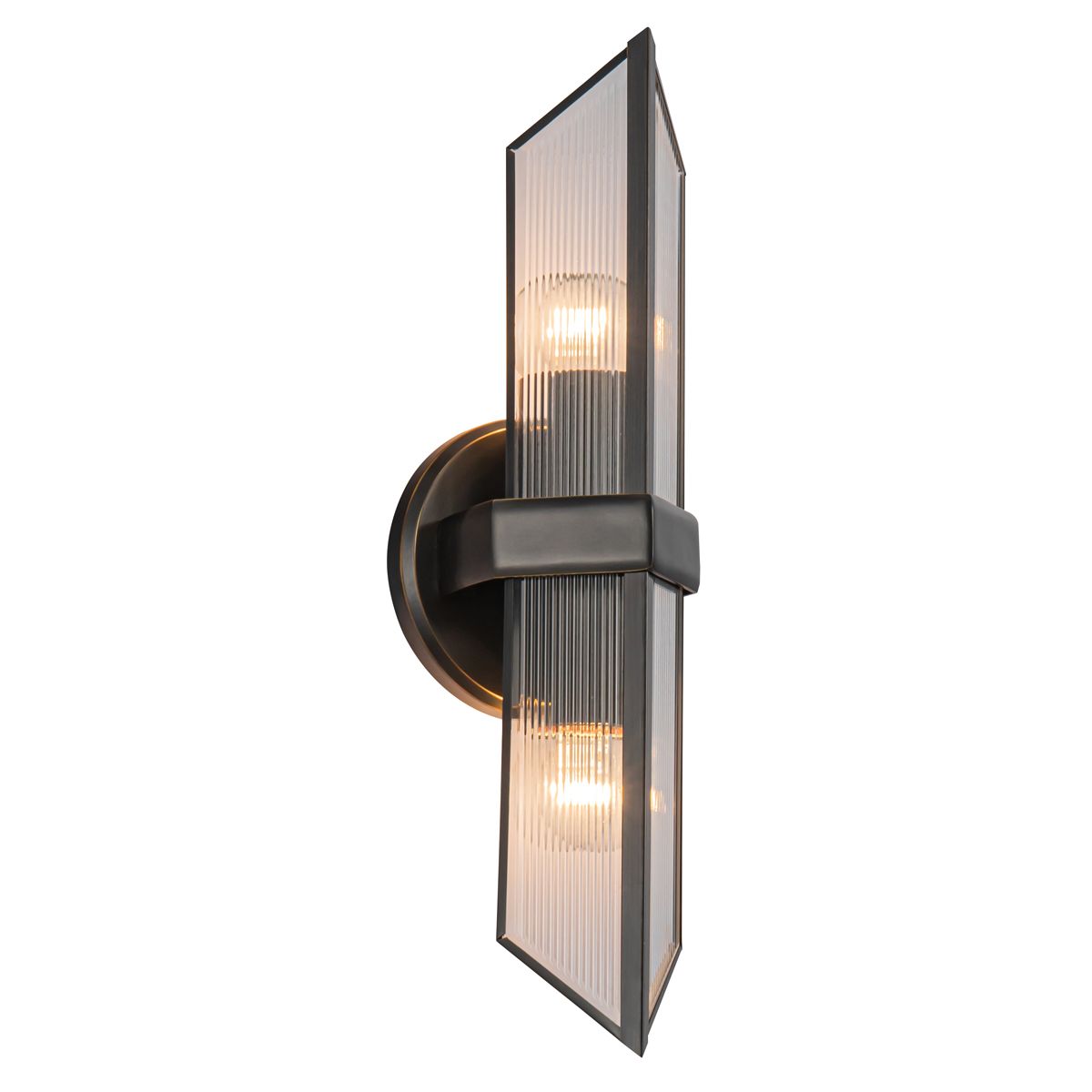 Cairo 2 Light Wall Light Urban Bronze – Decor Lighting