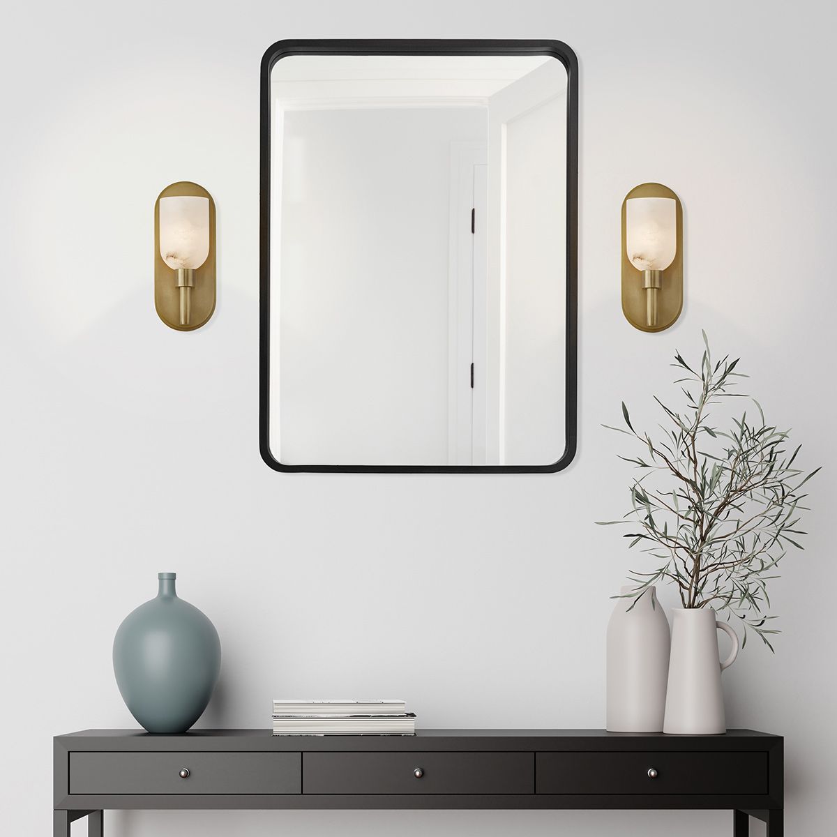 Lucian 1 Light Wall Light Vintage Brass – Decor Lighting