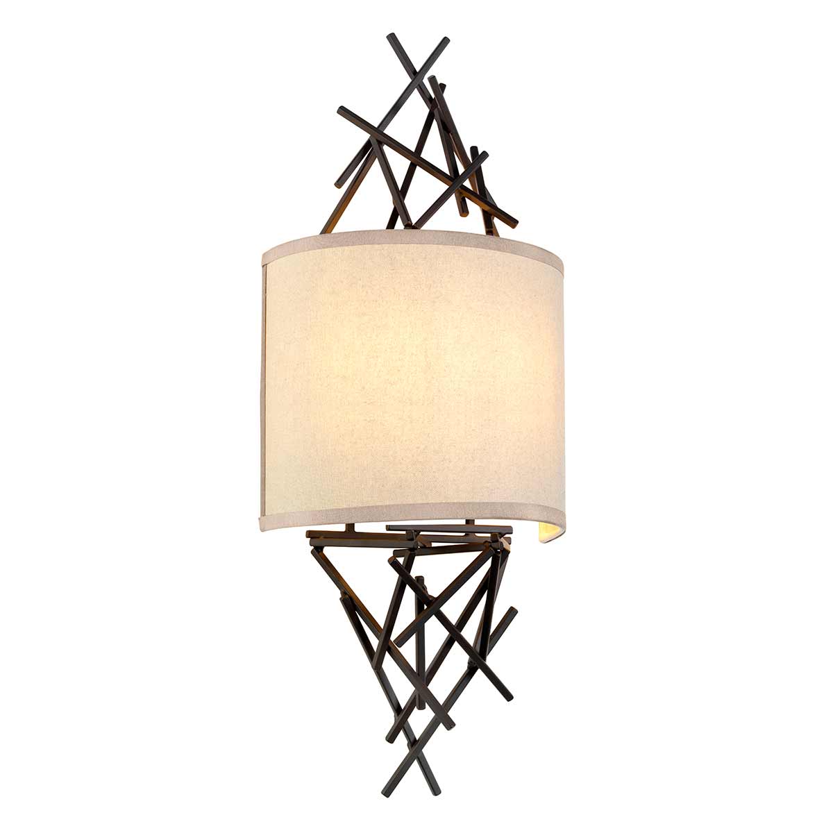 Taiko 2 Light Wall Light Olde Bronze – Decor Lighting
