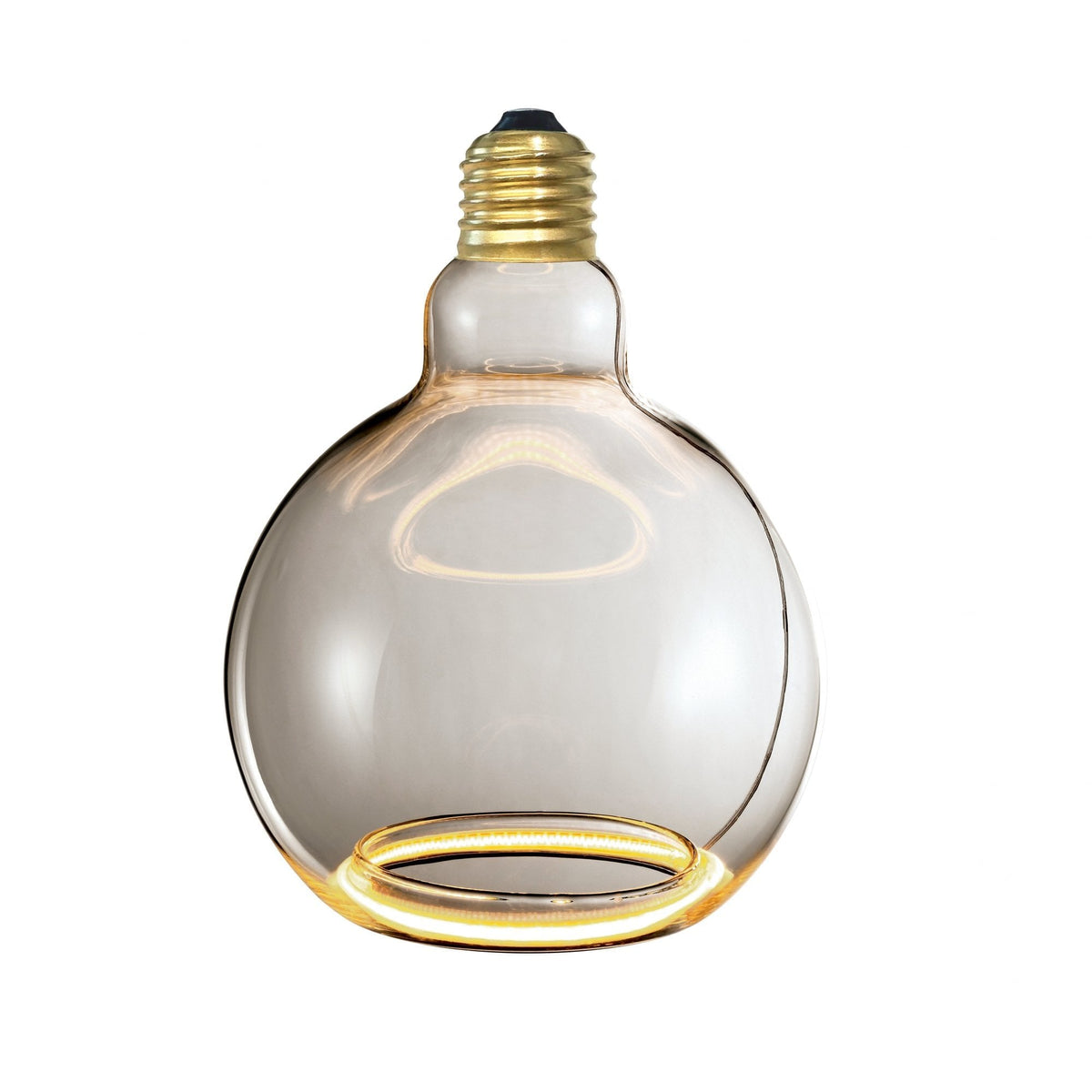 Cairo Small LED Light Bulb Smoked Glass – Decor Lighting